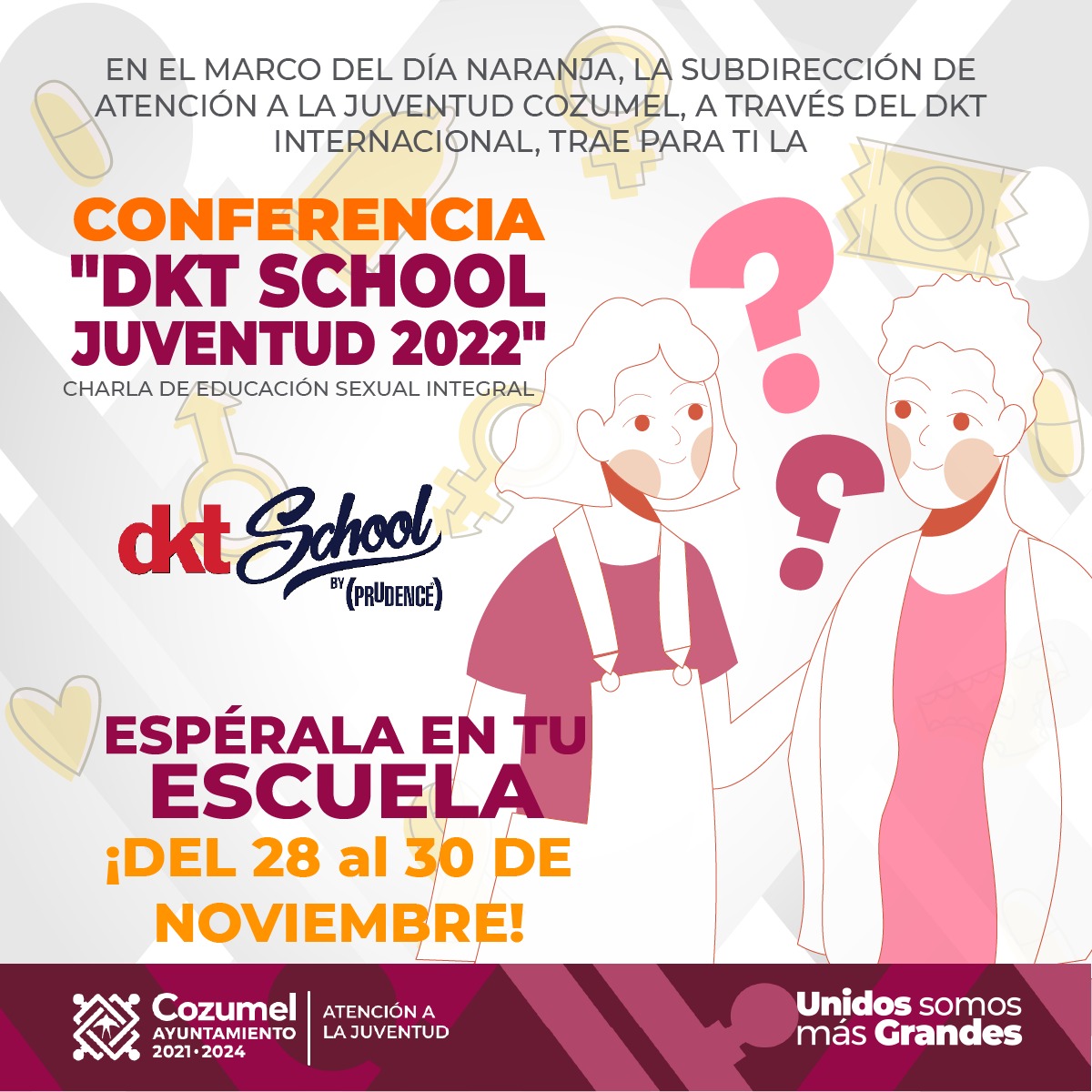 LLEVARÁN CONFERENCIA “DKT SCHOOL” A ESTUDIANTES DE SECUNDARIA Y ...